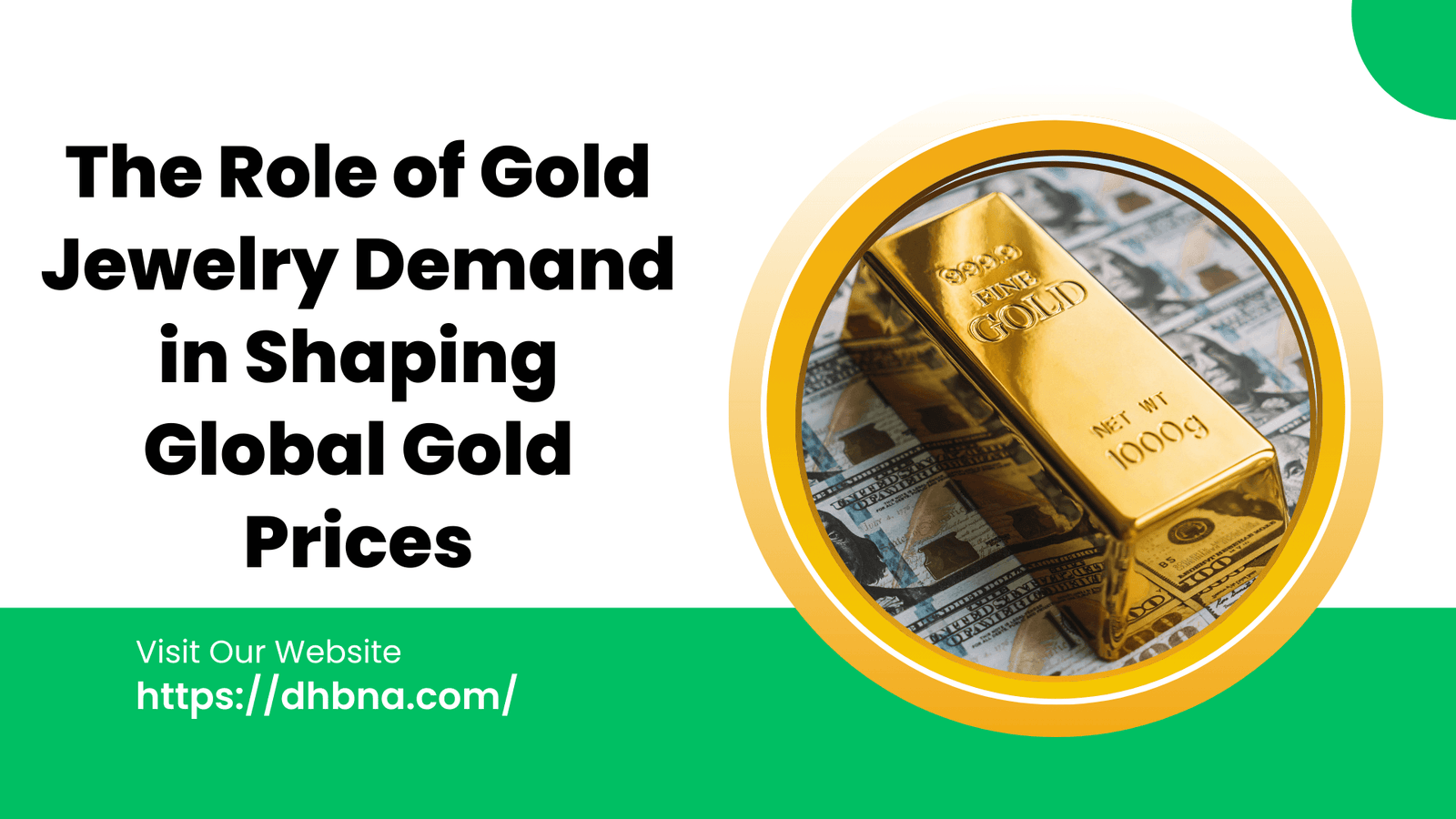 The Role of Gold Jewelry Demand in Shaping Global Gold Prices - Dhbna